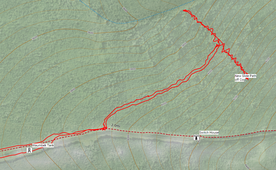 Exploring a new slide path | Northeast Alpine Start