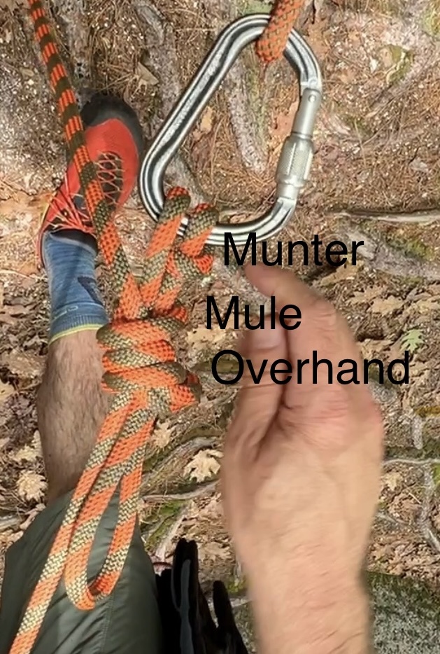 Munter Mule Overhand (MMO): A Releasable-Under-Tension Knot | Northeast ...